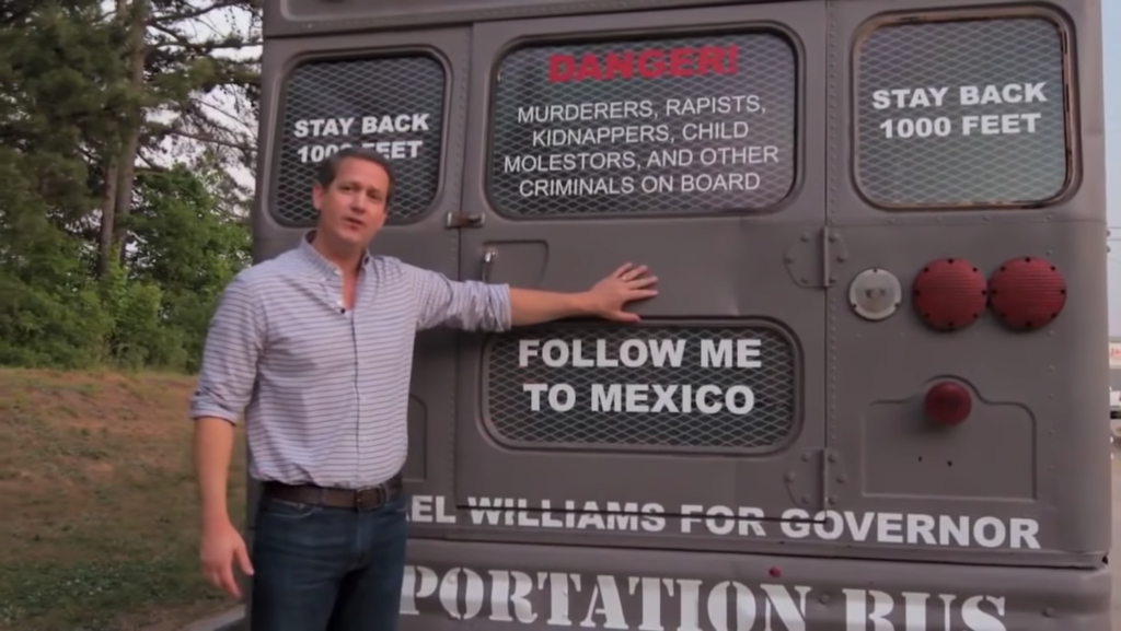 Gubernatorial Candidate Tours Georgia In Deportation Bus (Video)
